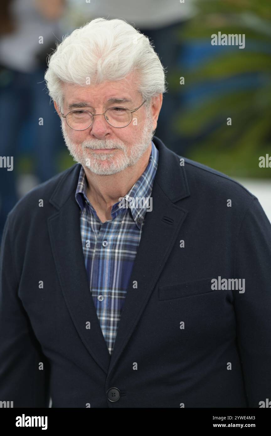 May 24th, Cannes PALME D’OR GEORGE LUCAS photocall Red Carpet at the ...