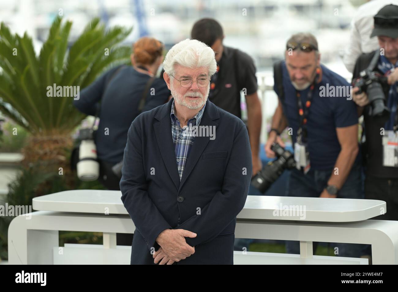 May 24th, Cannes PALME D’OR GEORGE LUCAS photocall Red Carpet at the ...
