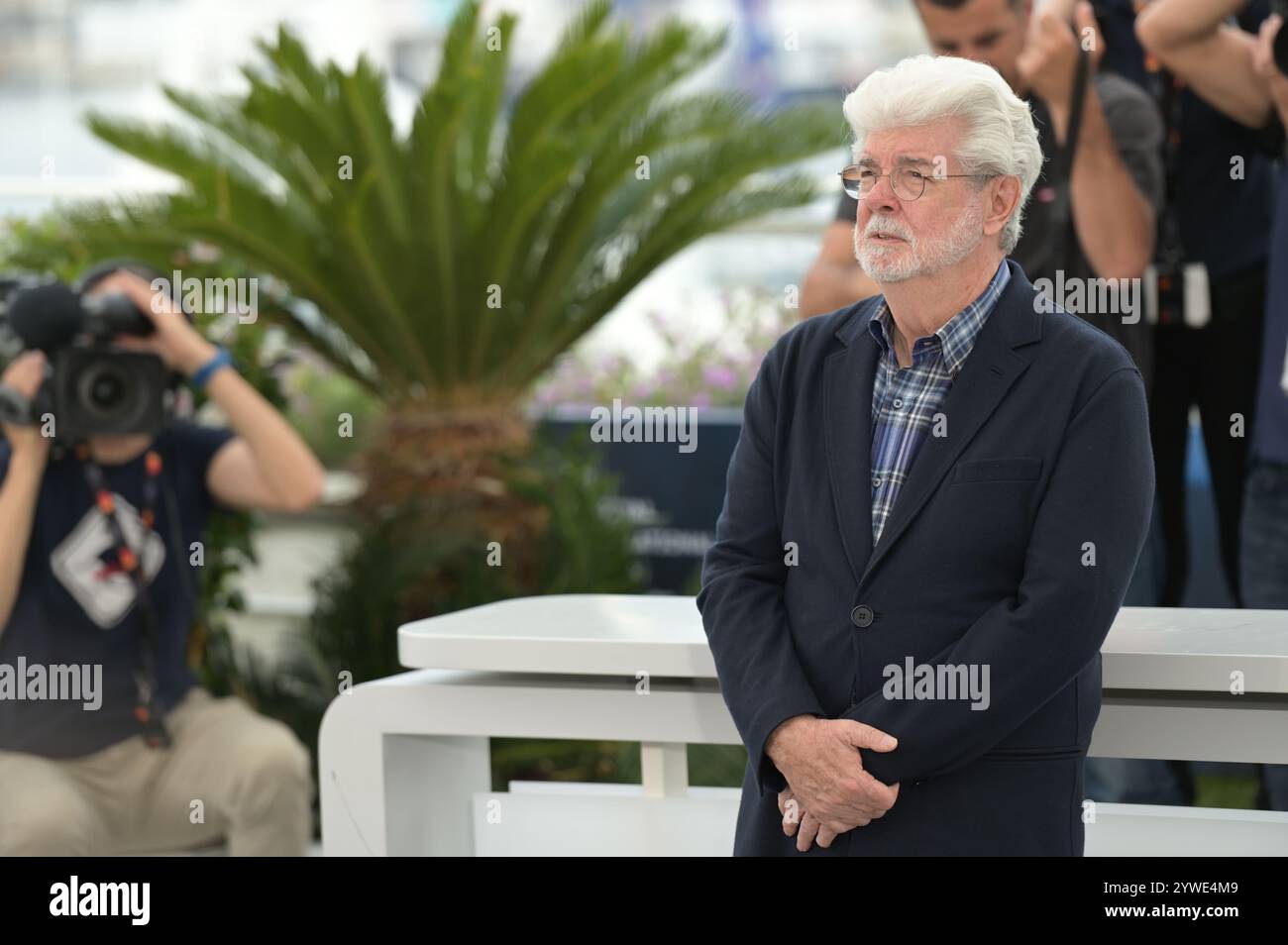 May 24th, Cannes PALME D’OR GEORGE LUCAS photocall Red Carpet at the ...