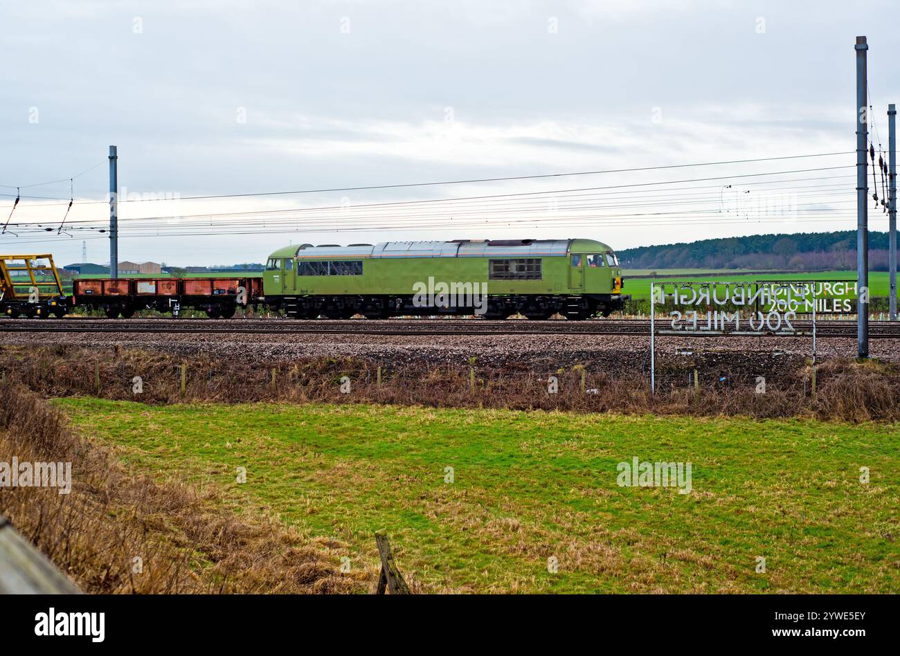Class 69009 on Engineers Train at Shipton by Beningbrough, North ...