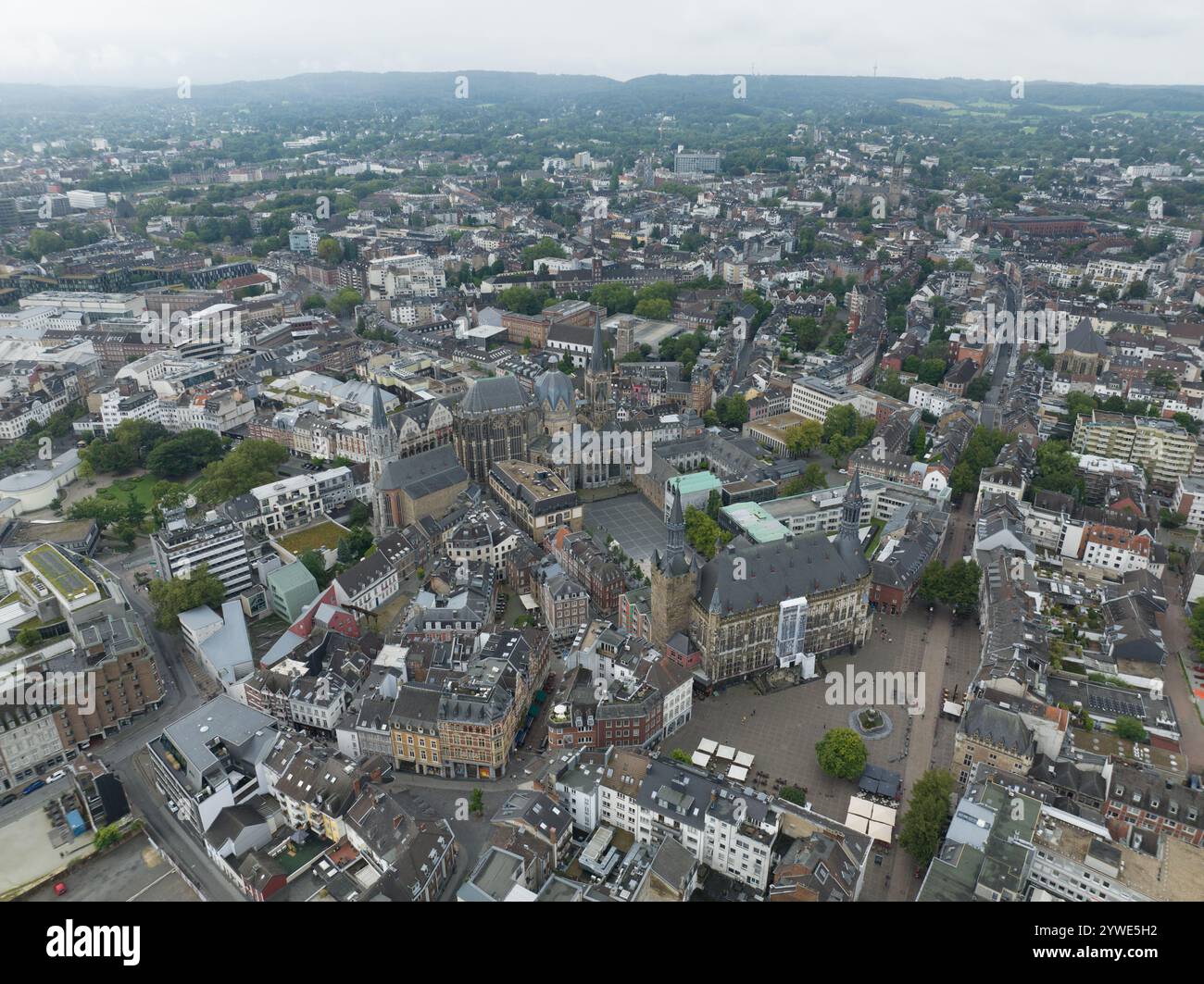 Aachen aerial view hi-res stock photography and images - Alamy