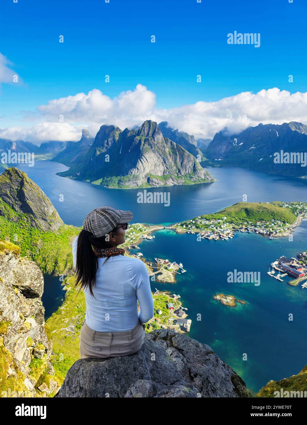 Gazing at the stunning lofoten islands hi-res stock photography and ...
