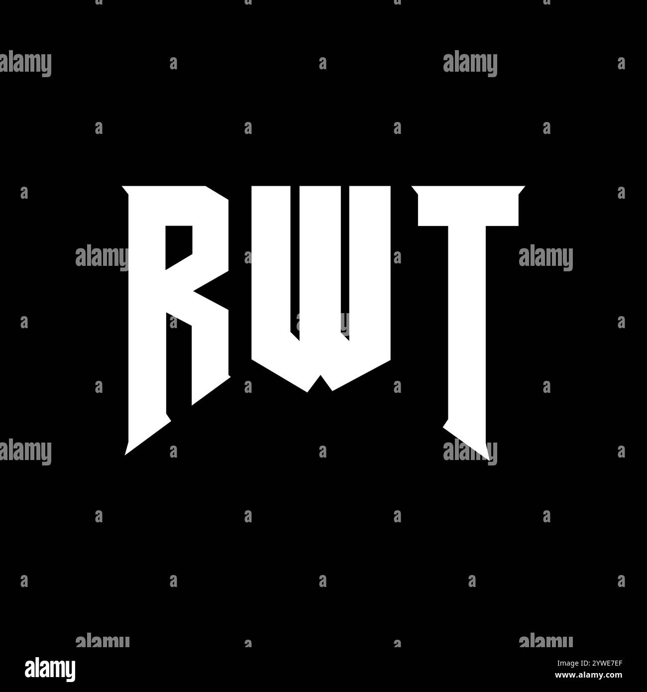 Rwt logo design hi-res stock photography and images - Alamy