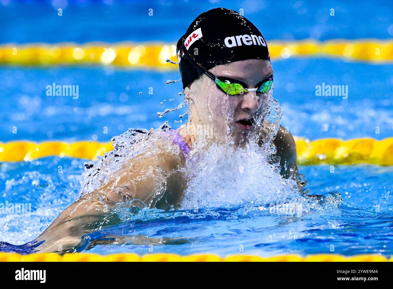 Evgeniia Chikunova of Neutral Athletes B competes in the 100m ...