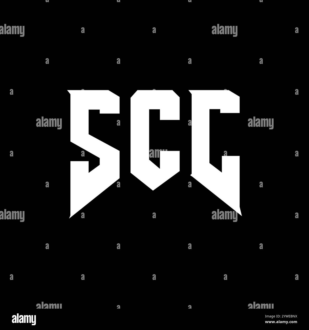 SCC letter logo design for technology company. SCC logo design black ...
