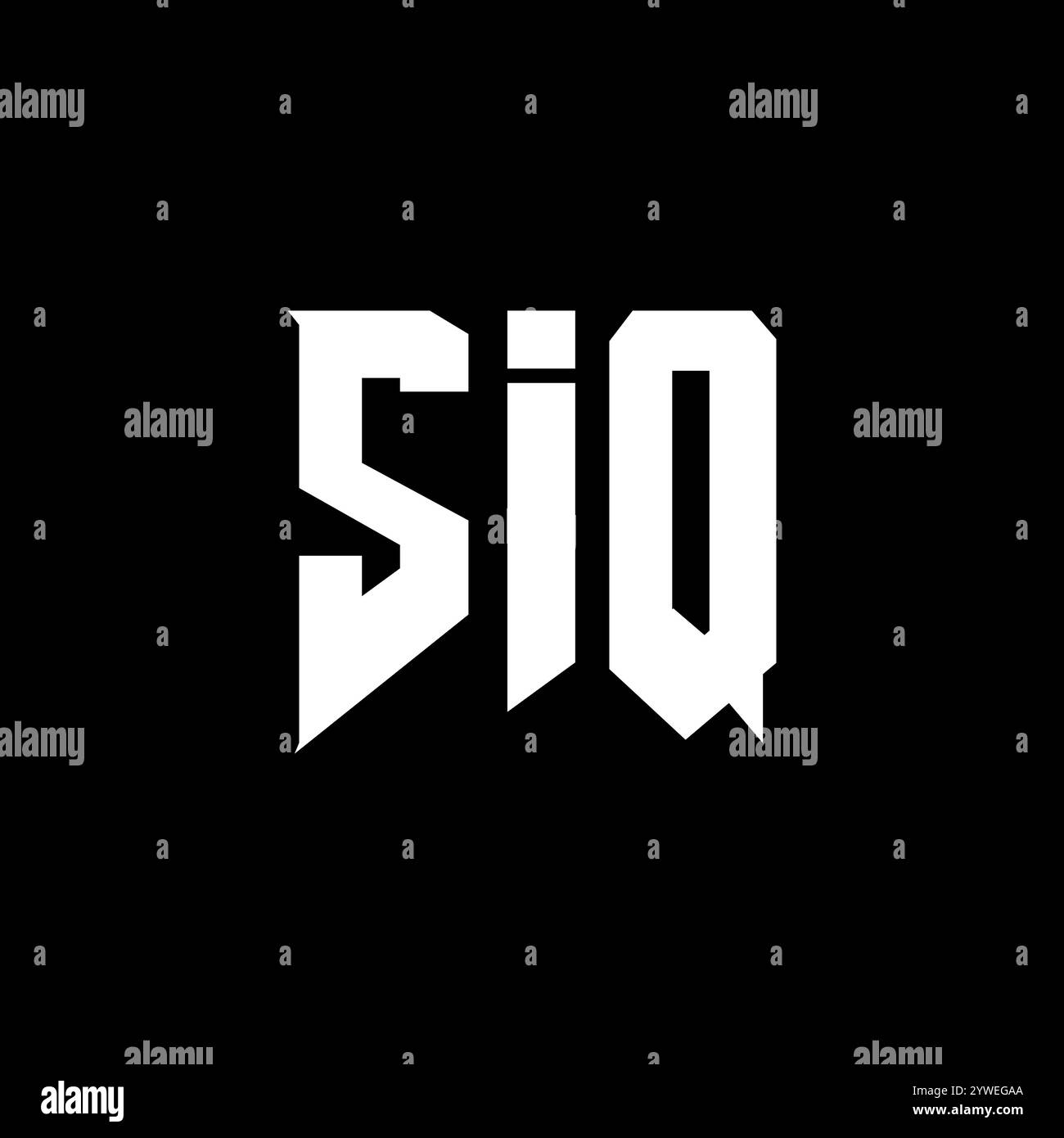 SIQ letter logo design for technology company. SIQ logo design black ...