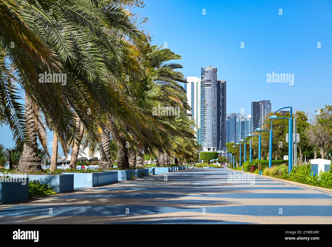 Corniche embankment in abu dhabi hi-res stock photography and images ...