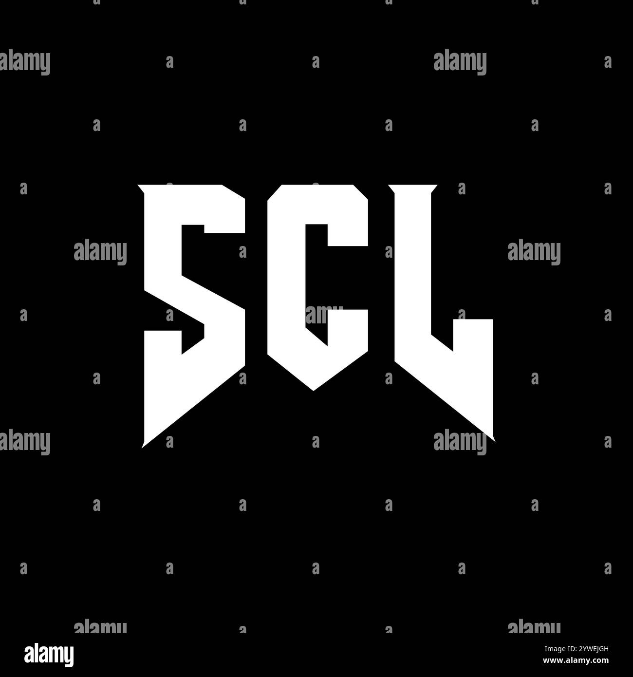 SCL letter logo design for technology company. SCL logo design black ...