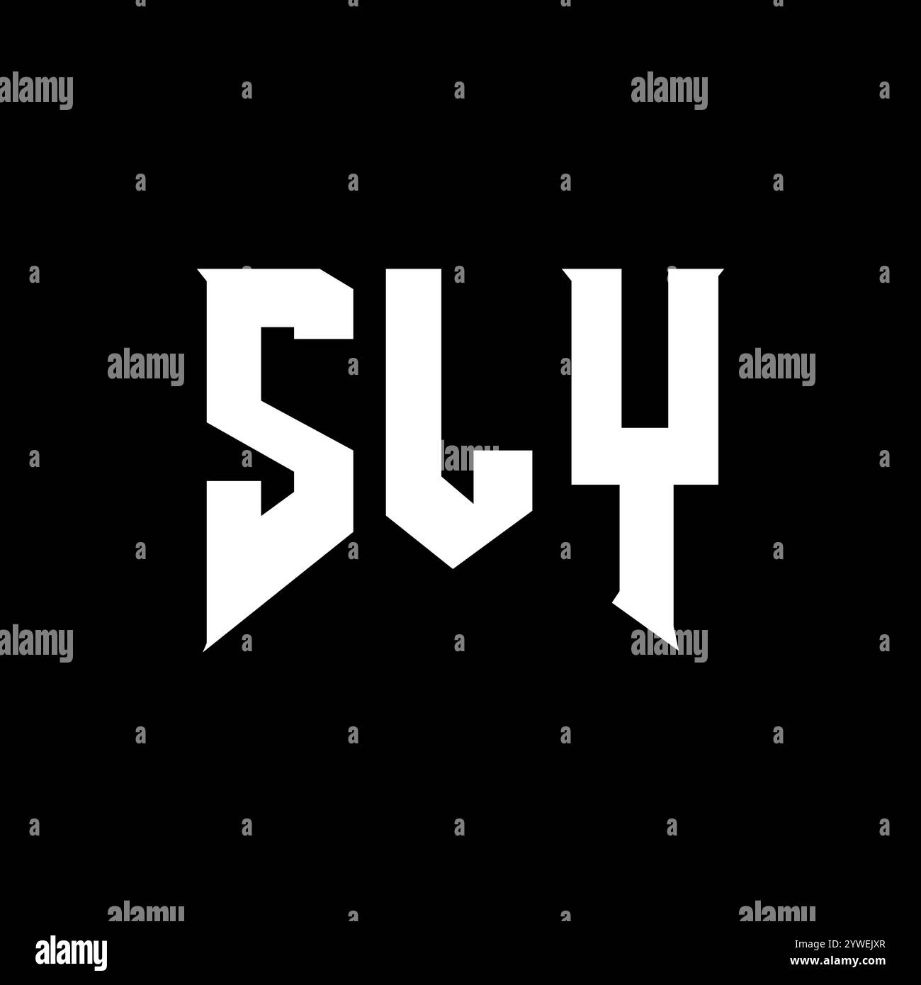 SLY letter logo design for technology company. SLY logo design black ...