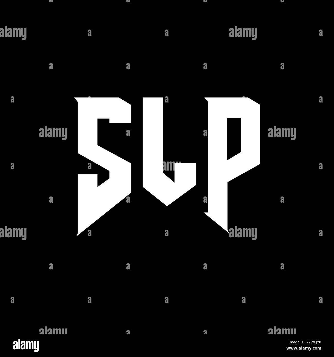 SLP letter logo design for technology company. SLP logo design black ...