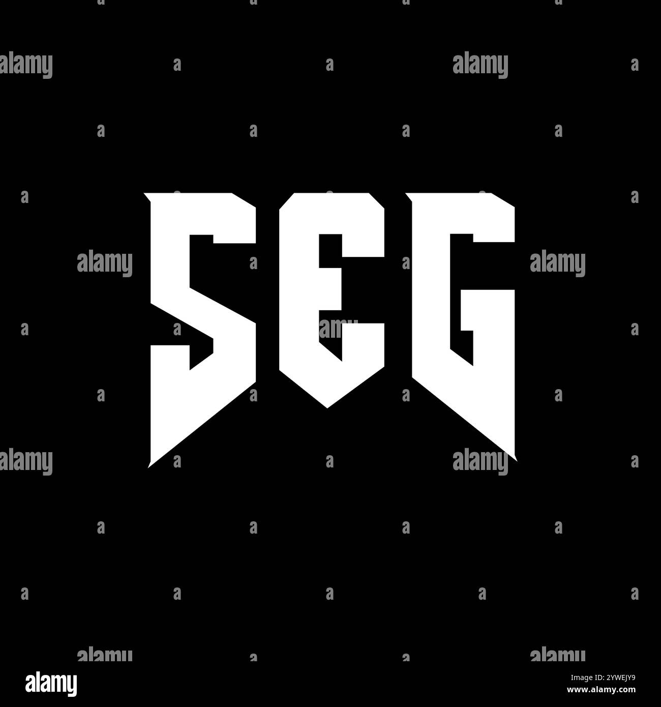 SEG letter logo design for technology company. SEG logo design black ...