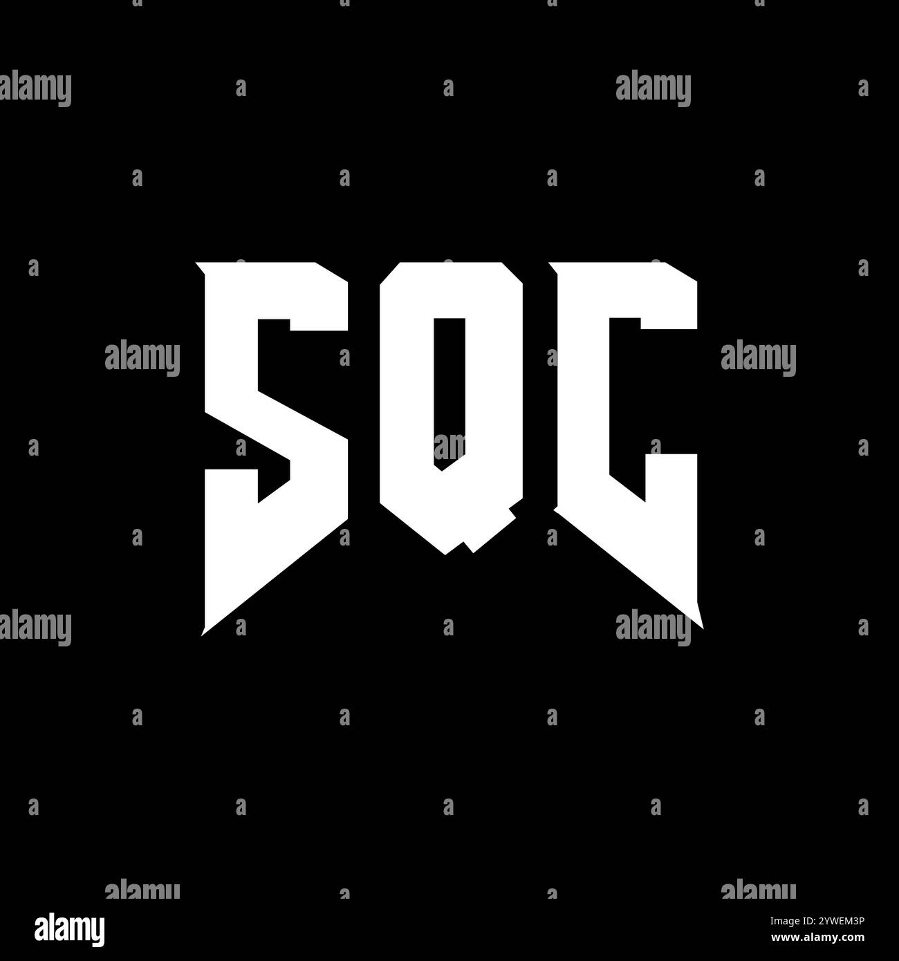 SQC letter logo design for technology company. SQC logo design black ...