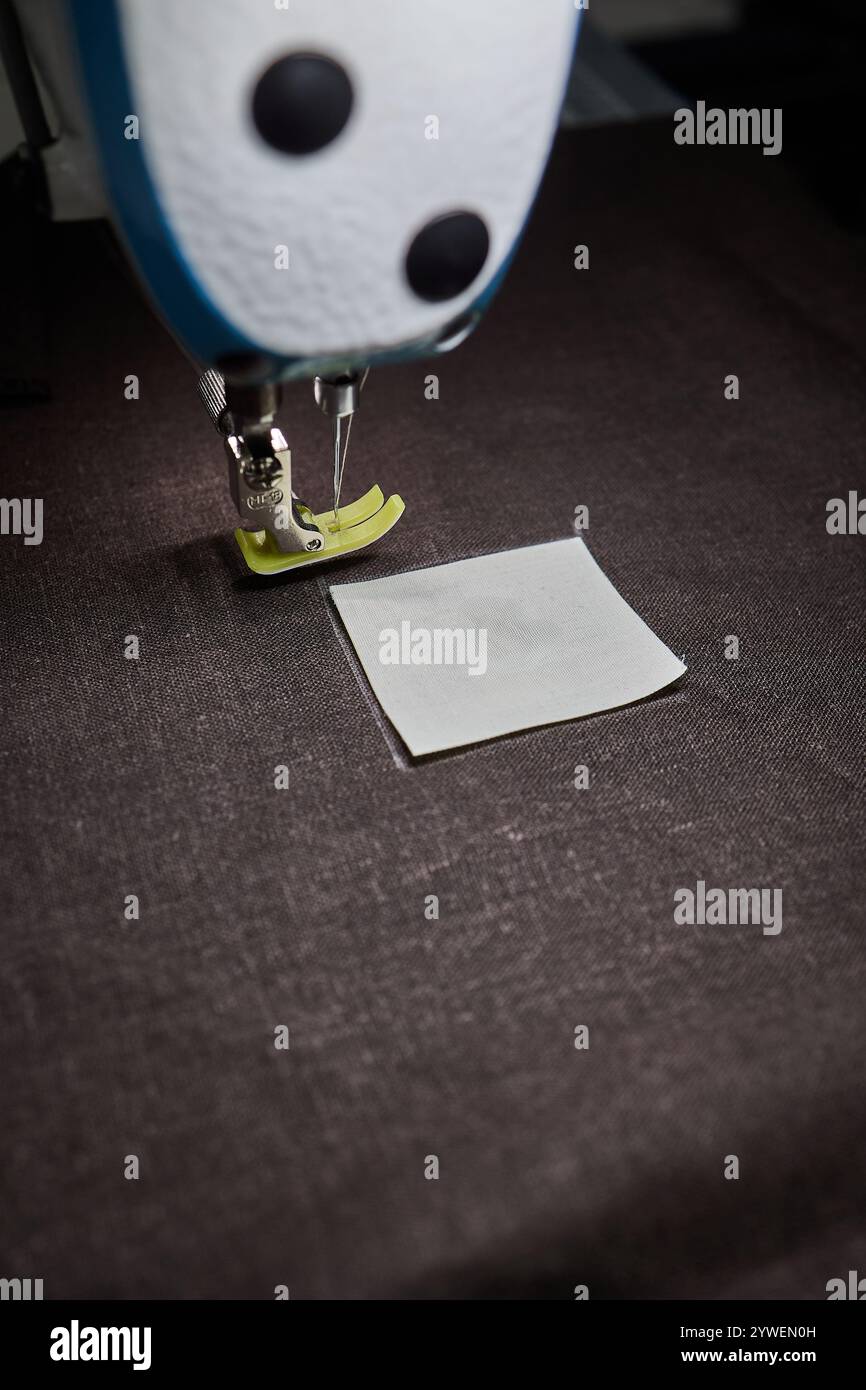 Fabric stitching close up hi-res stock photography and images - Alamy