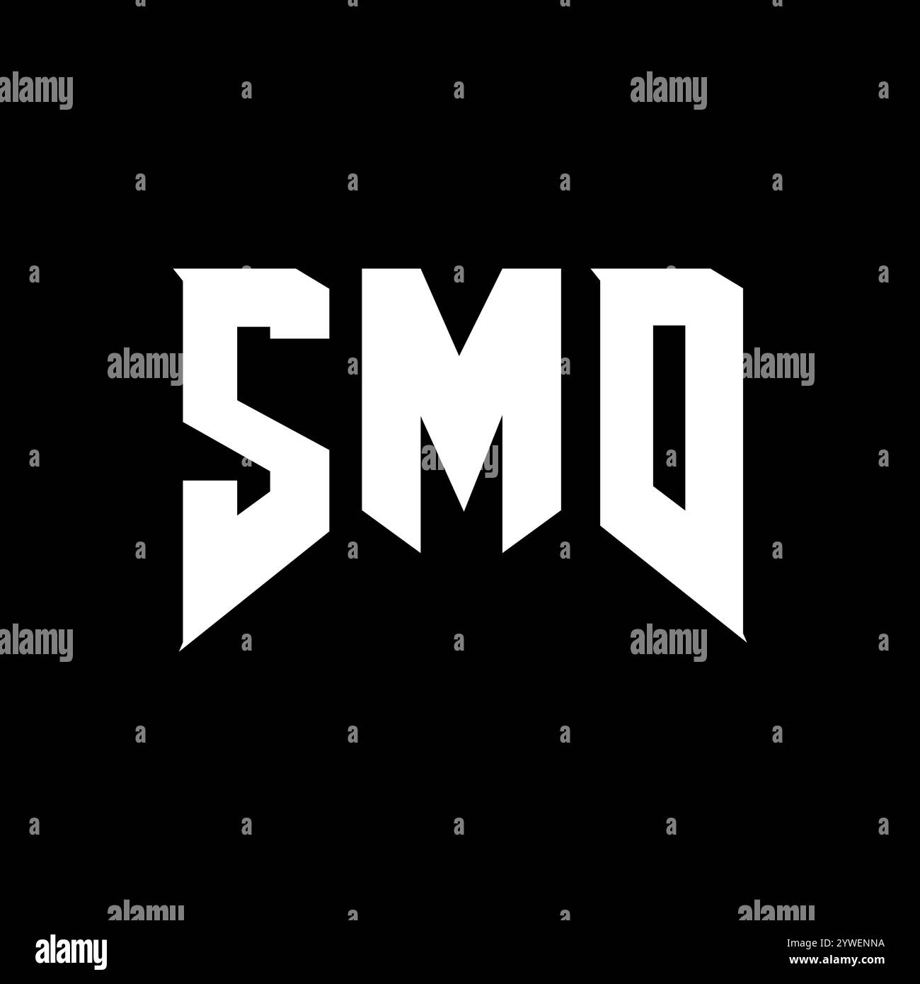 SMD letter logo design for technology company. SMD logo design black ...
