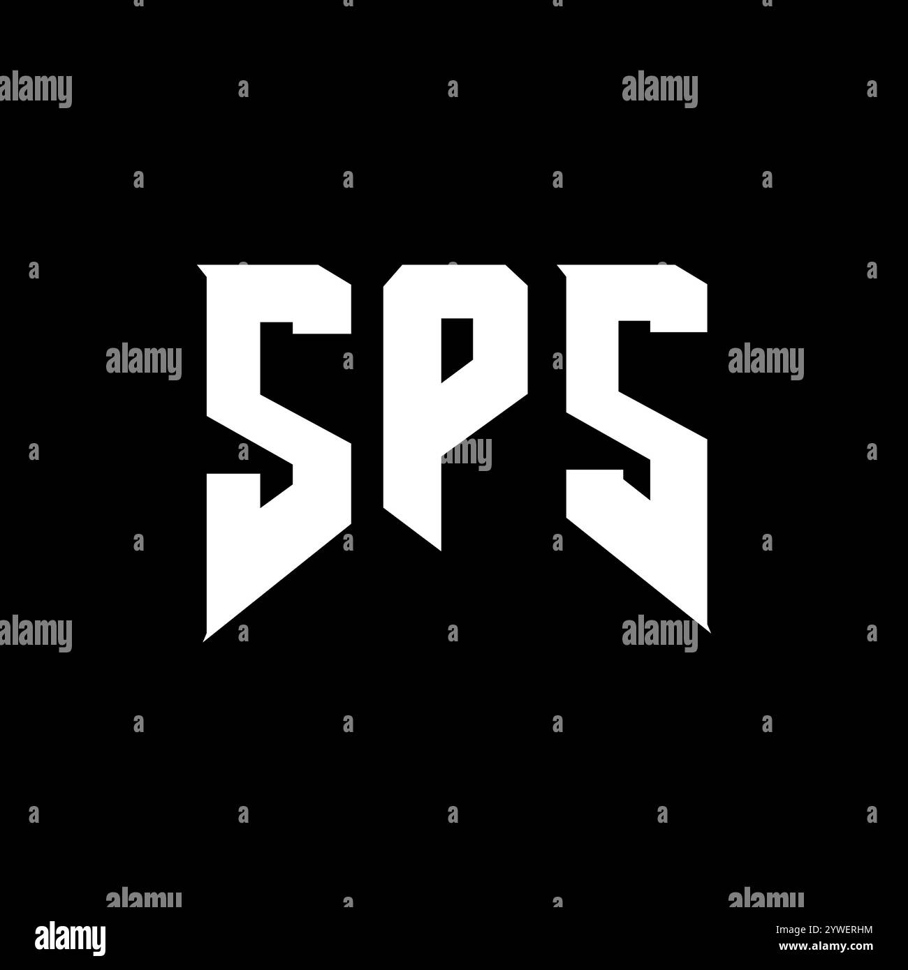 SPS letter logo design for technology company. SPS logo design black ...