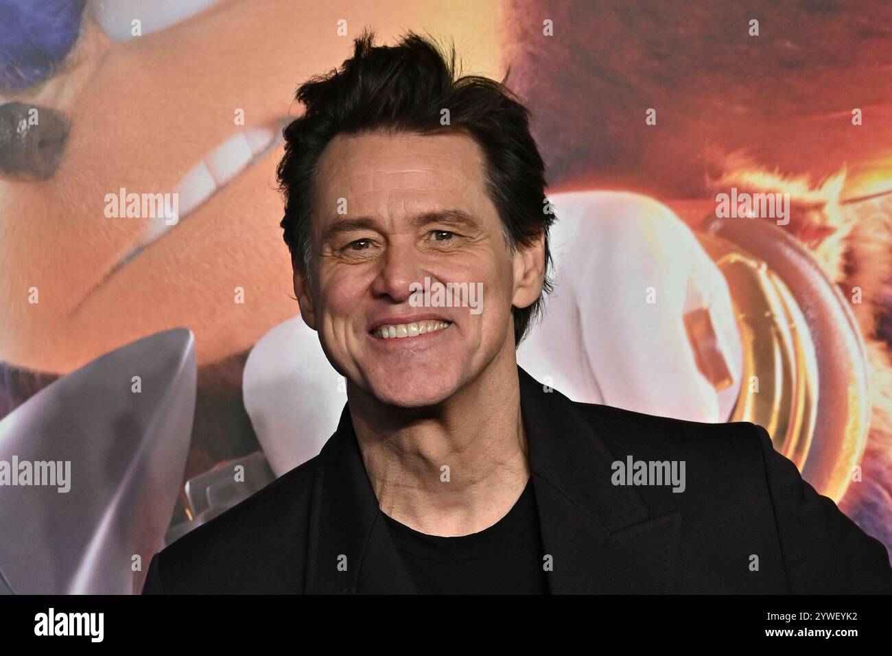 Jim Carrey attends “Sonic the Hedgehog 3” UK Premiere at Cineworld ...