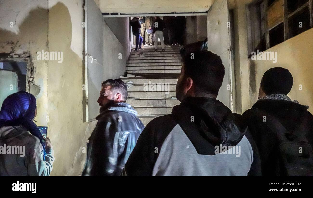The families of missing people searching Sednaya Prison after hearing ...