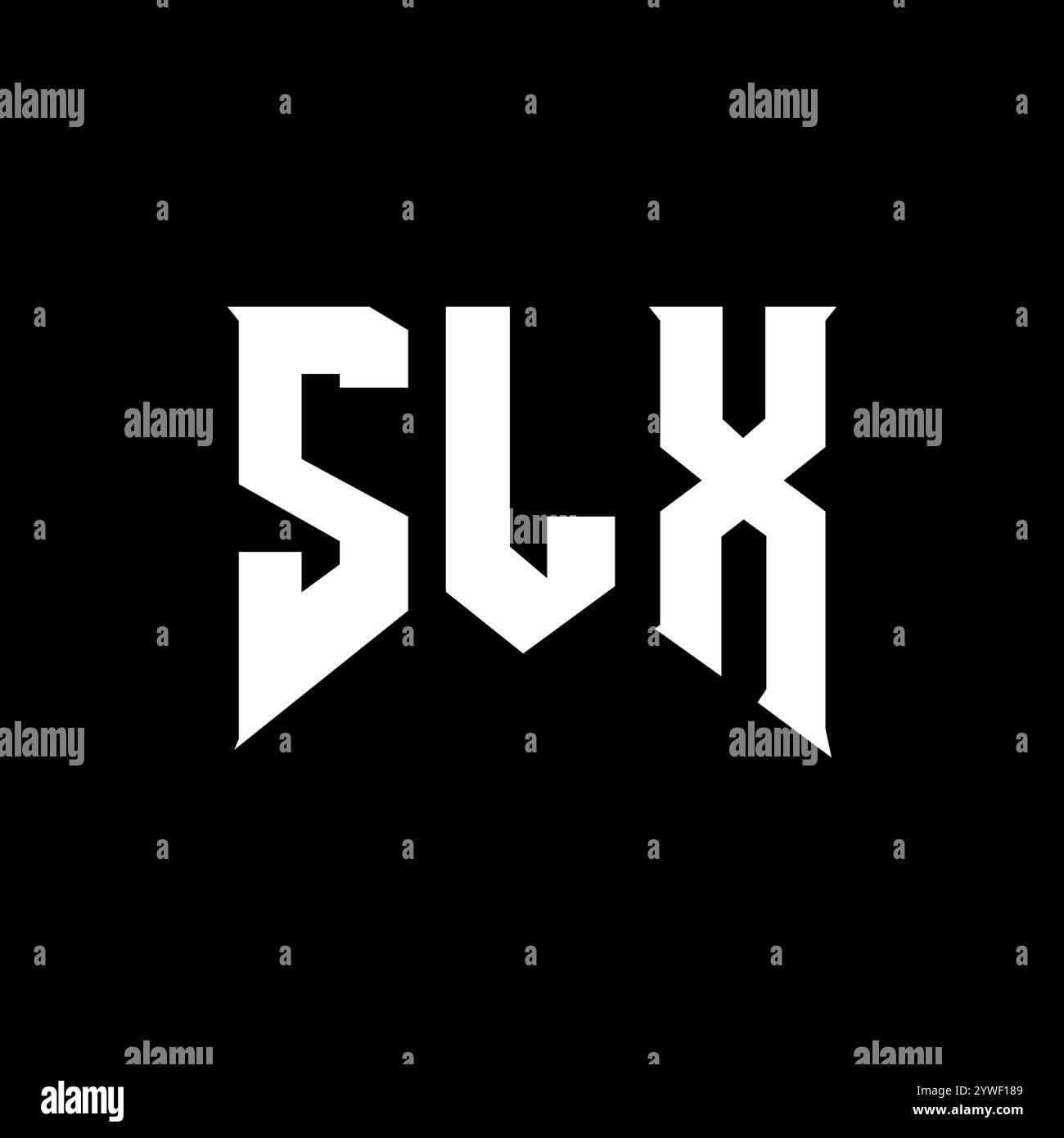 SLX letter logo design for technology company. SLX logo design black ...