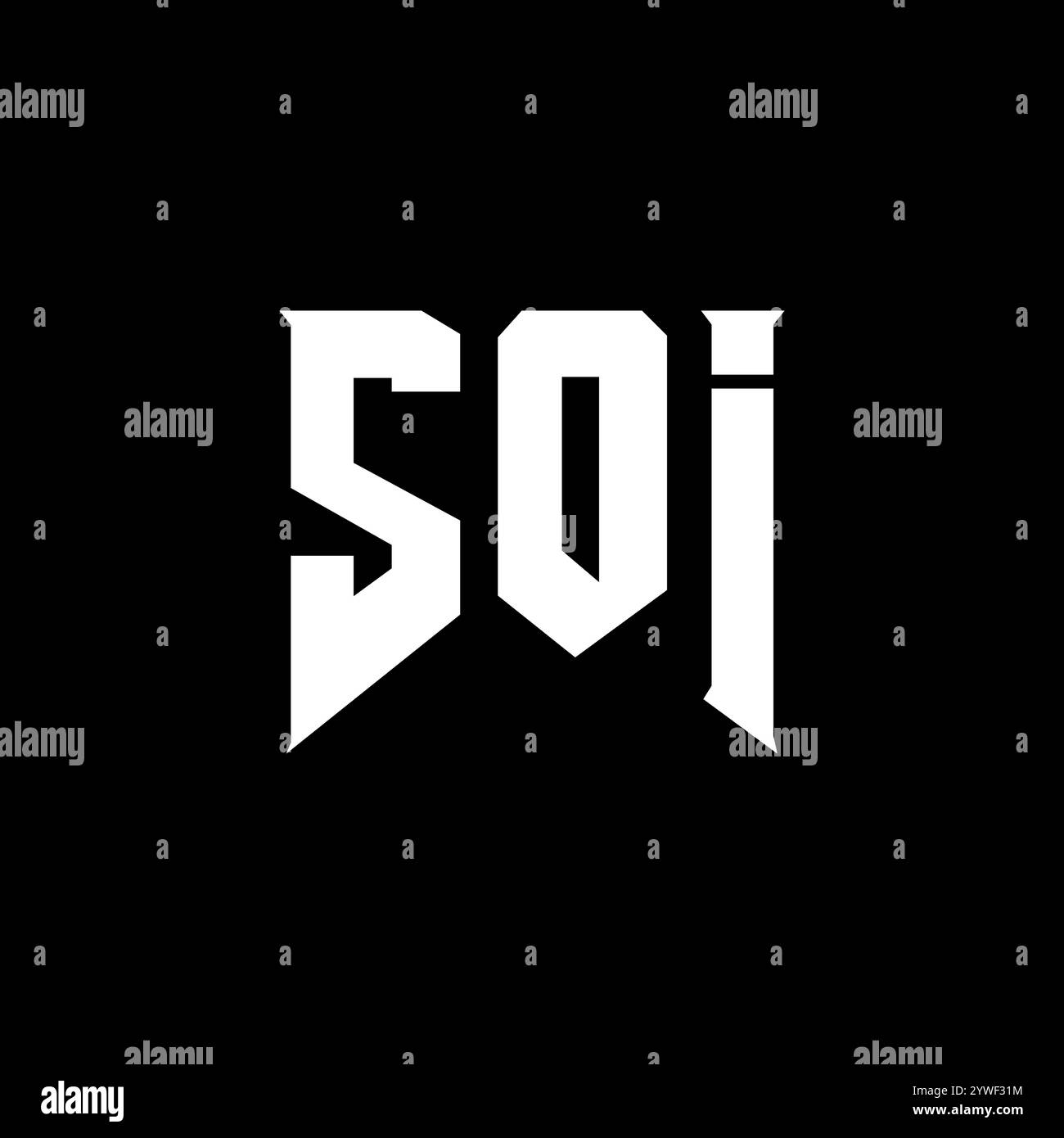 SOI letter logo design for technology company. SOI logo design black ...