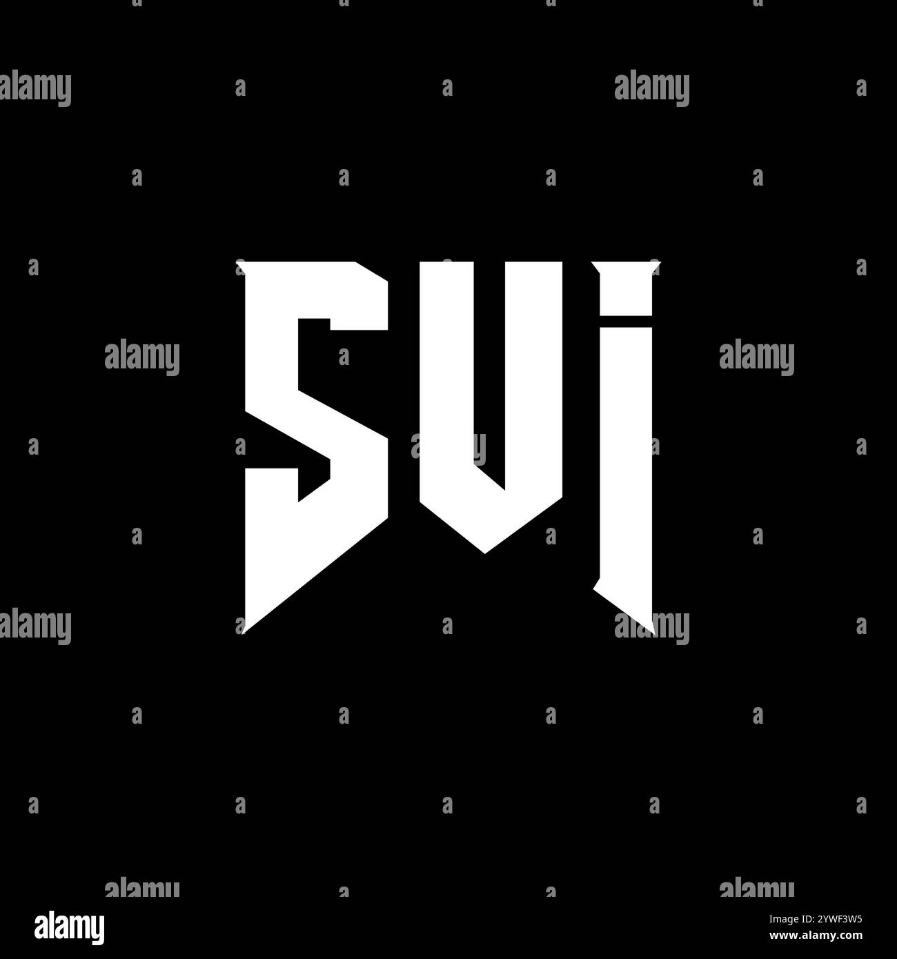 SUI letter logo design for technology company. SUI logo design black ...