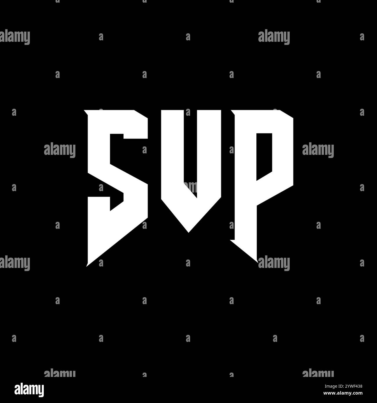 SVP letter logo design for technology company. SVP logo design black ...