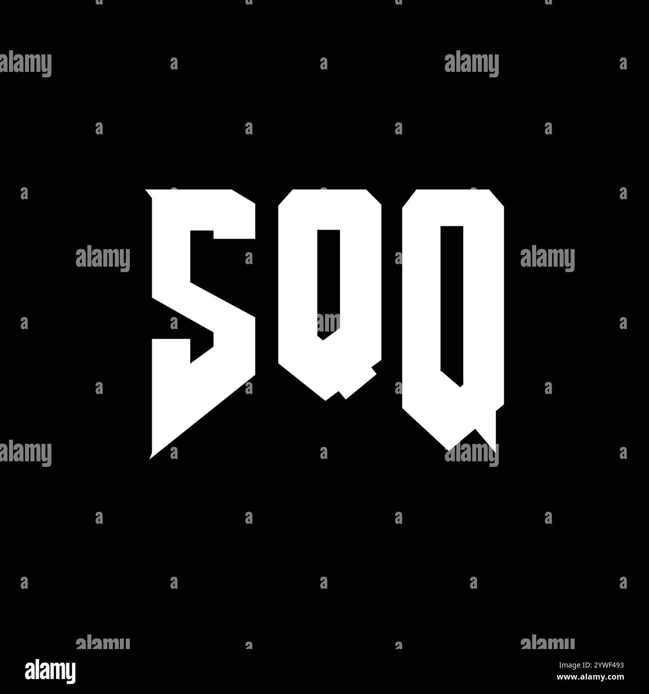 SQQ letter logo design for technology company. SQQ logo design black ...