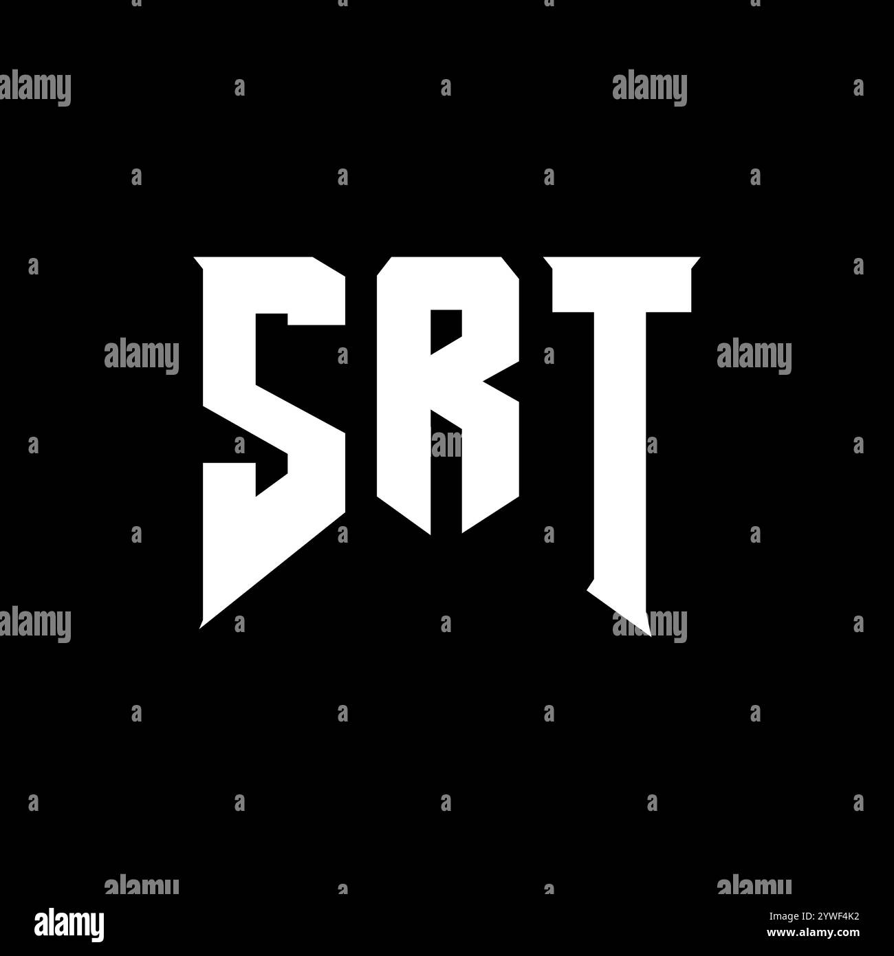 SRT letter logo design for technology company. SRT logo design black ...