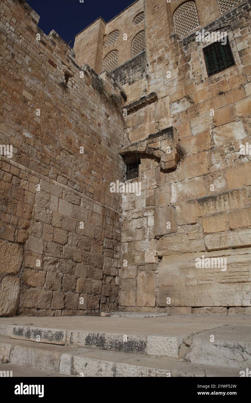 Ruined Double Gate, blocked today, one of two Hulda Gates to the Temple ...