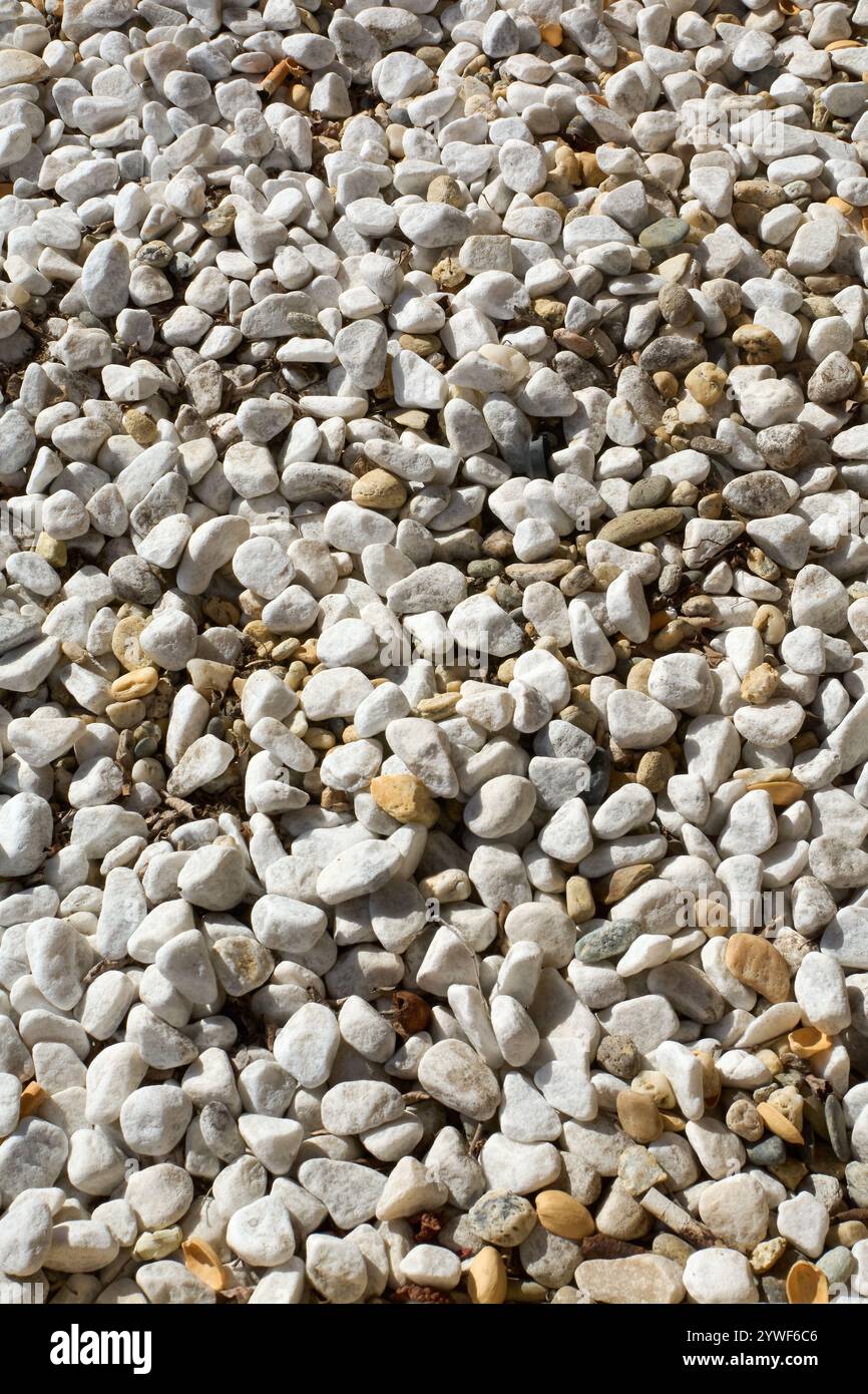 Assorted decorative stones for garden Stock Photo - Alamy