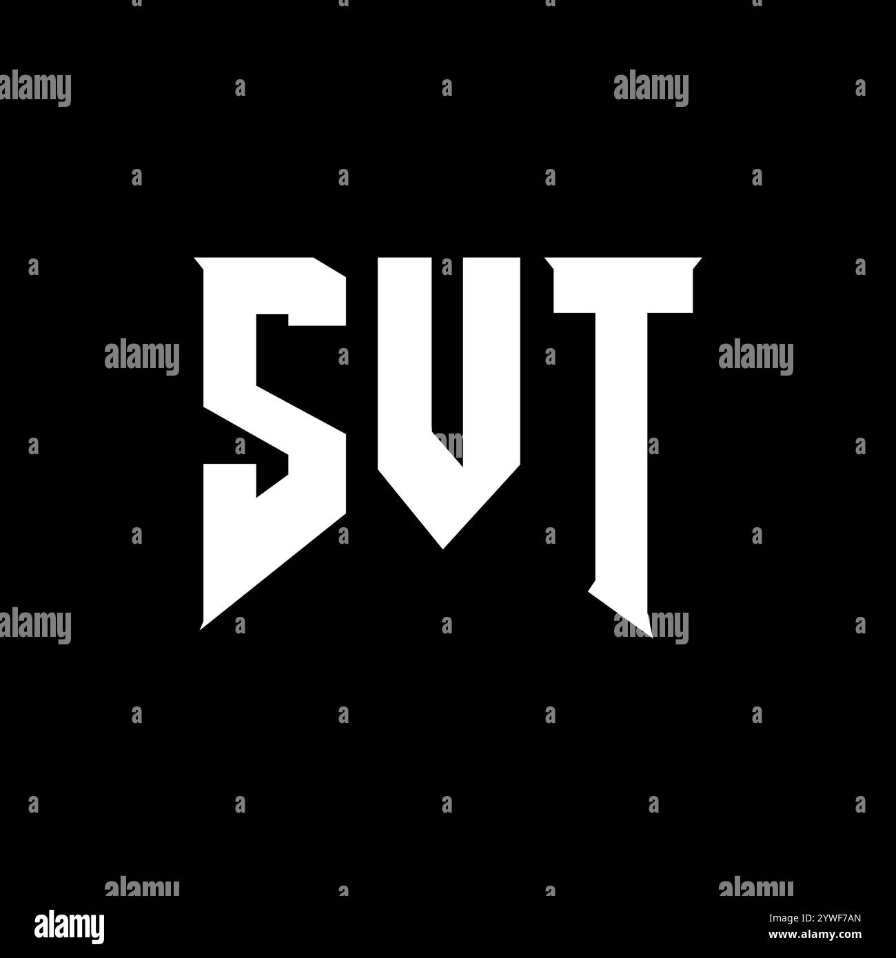 SVT letter logo design for technology company. SVT logo design black ...