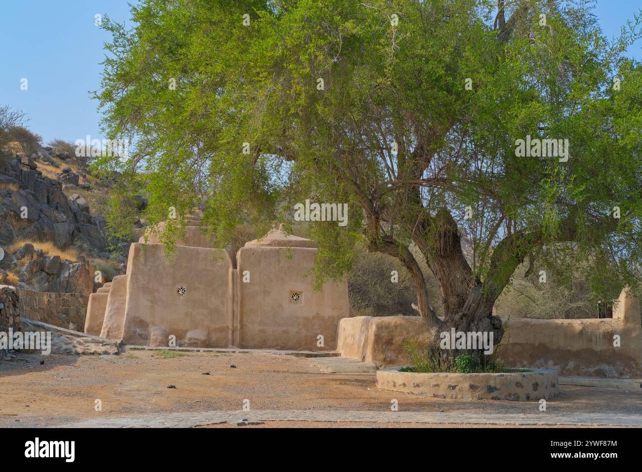 Popular touristic place in North Emirates, Al Bidyah Mosque or Badiyah ...