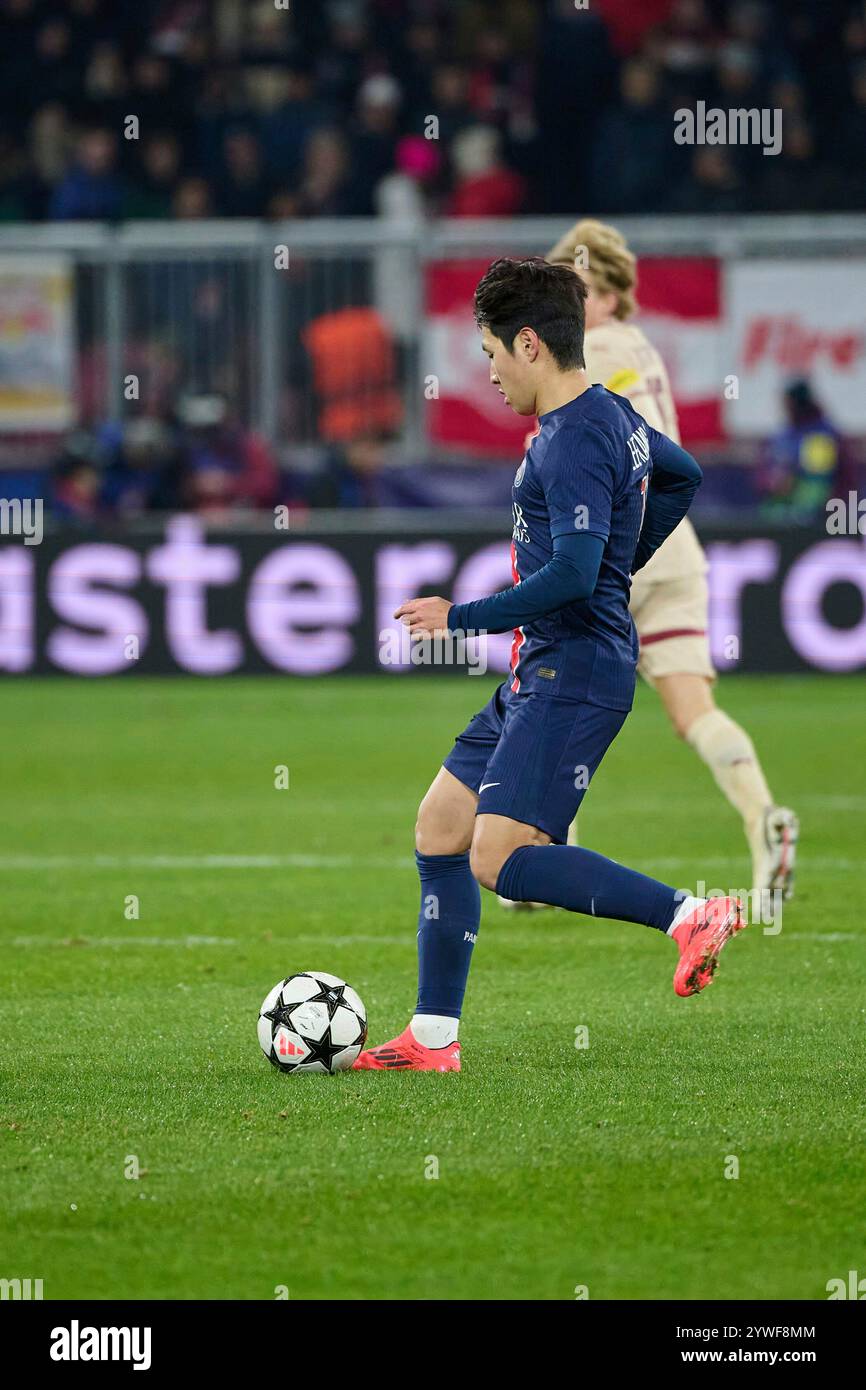 Salzburg, Österreich 10. Dezember 2024: Champions League - 2024/2025 - RB Salzburg vs. Paris ...