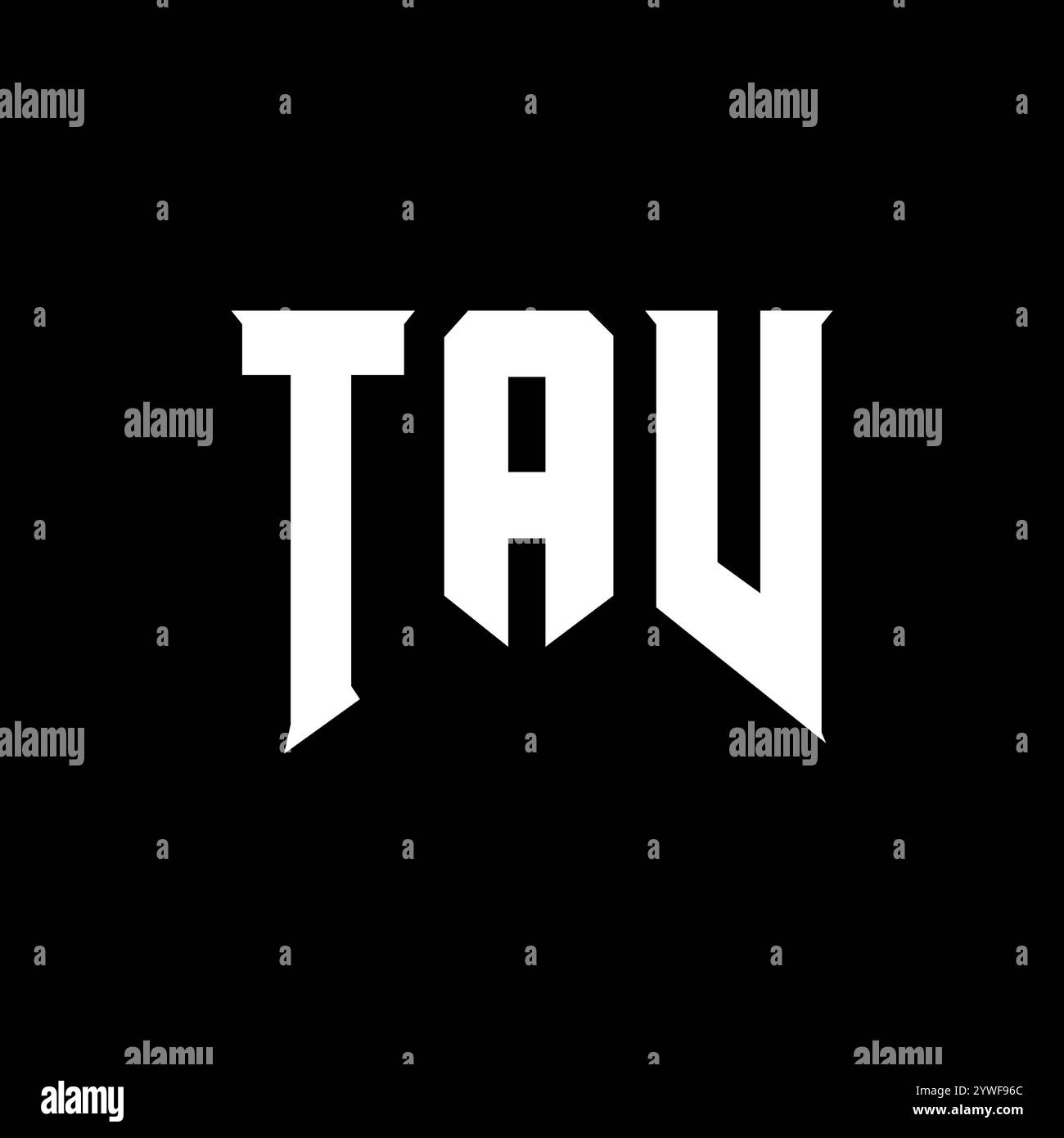 TAV letter logo design for technology company. TAV logo design black ...