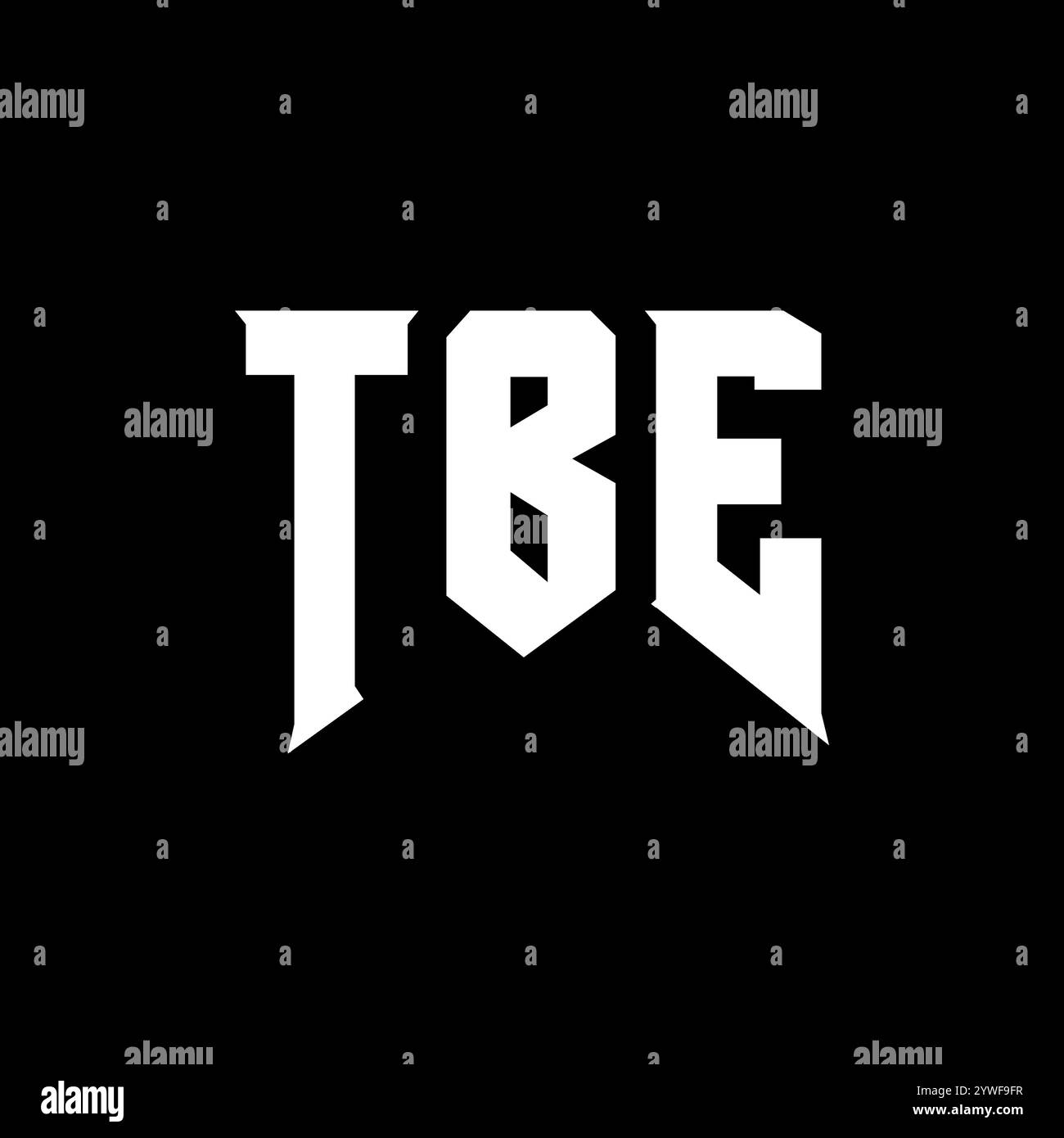 TBE letter logo design for technology company. TBE logo design black ...
