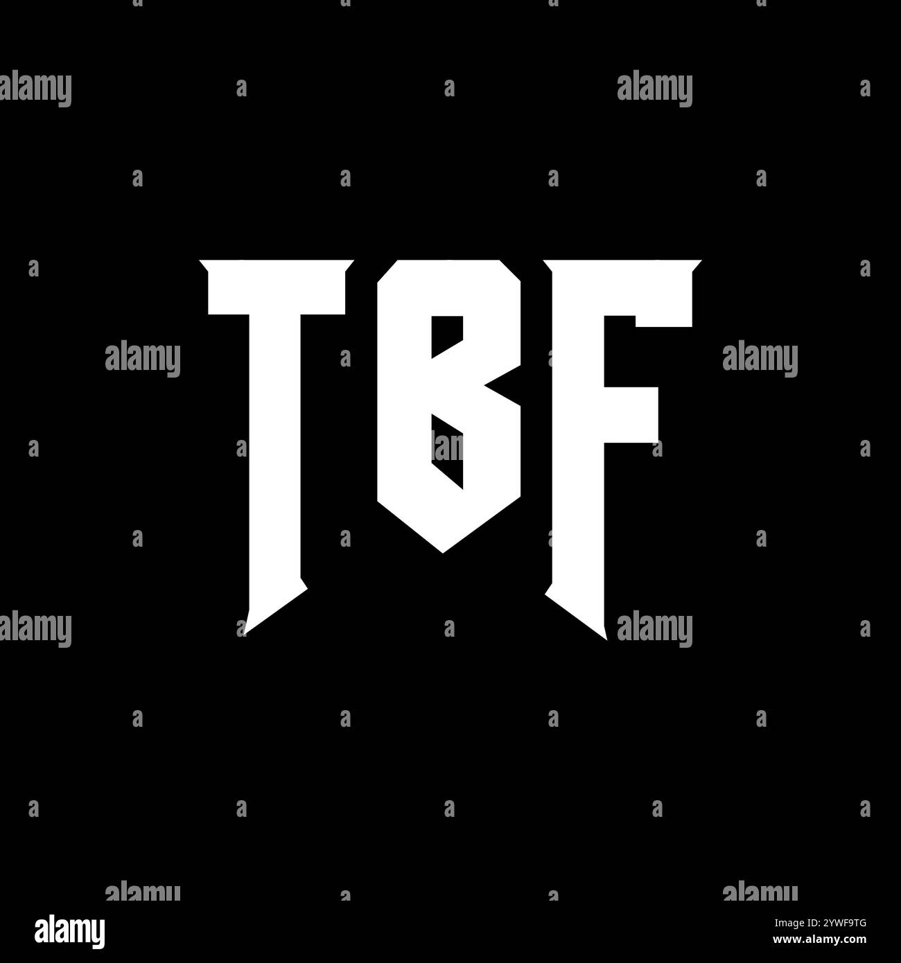 TBF letter logo design for technology company. TBF logo design black ...
