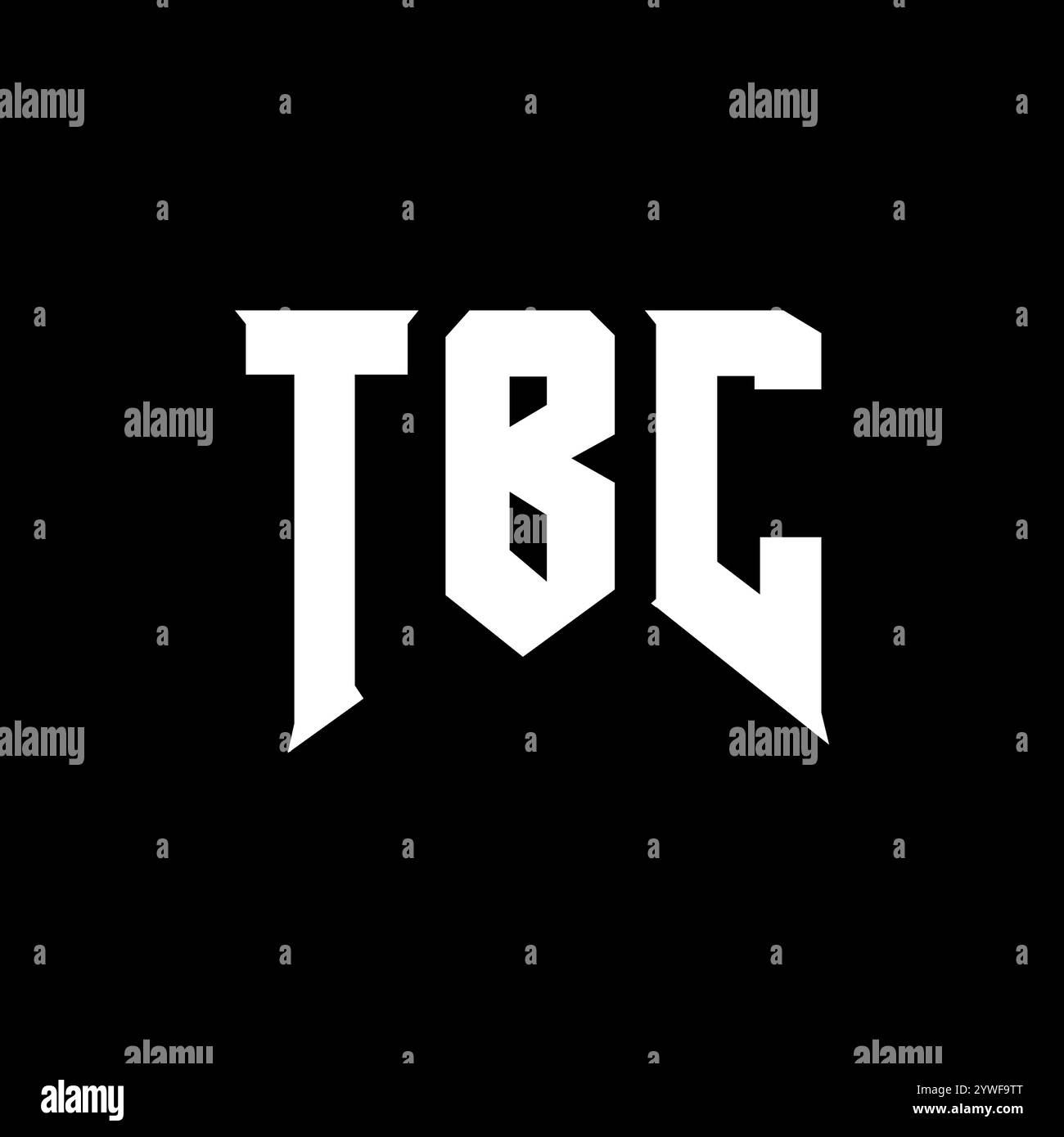 TBC letter logo design for technology company. TBC logo design black ...