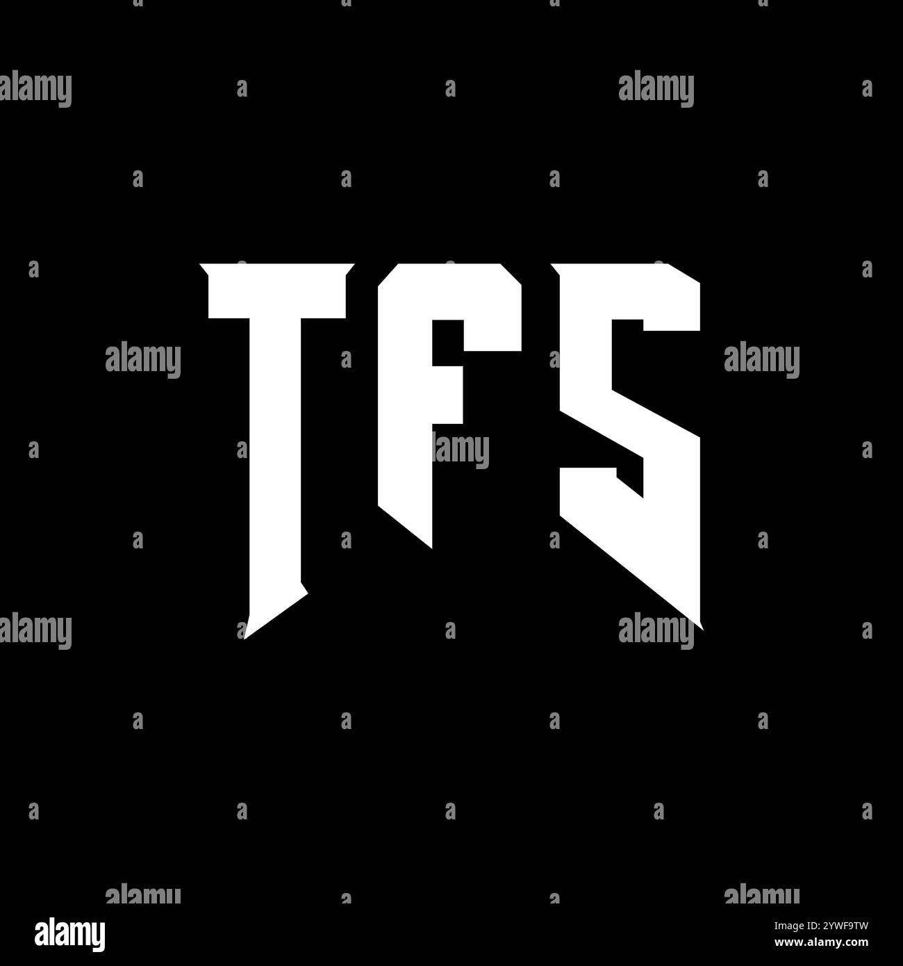 TFS letter logo design for technology company. TFS logo design black ...