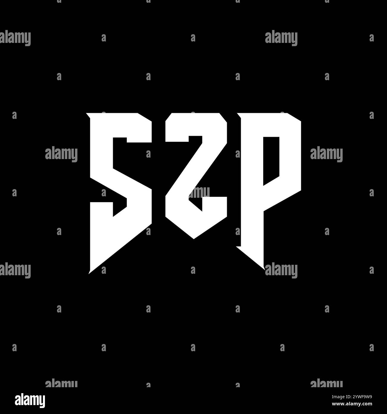 SZP letter logo design for technology company. SZP logo design black ...