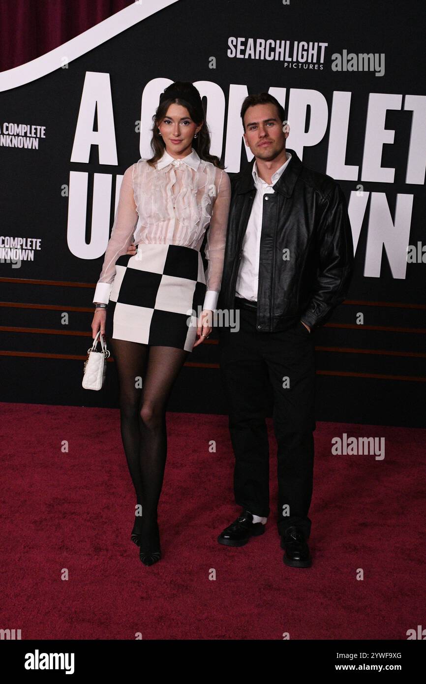 Hollywood, California, USA 10th December 2024 Madeleine White and Actor ...