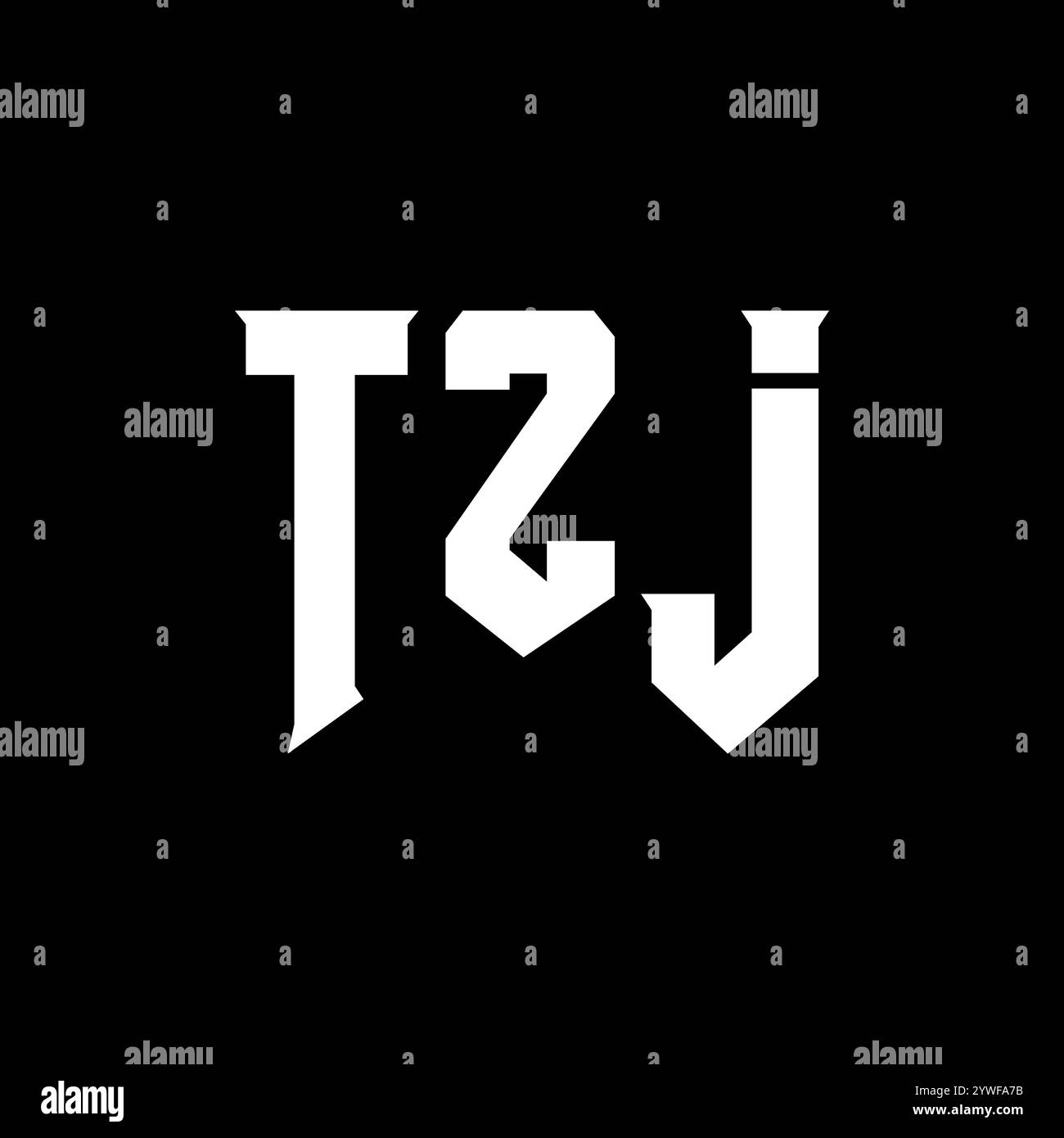 Tzj tech logo Stock Vector Images - Alamy