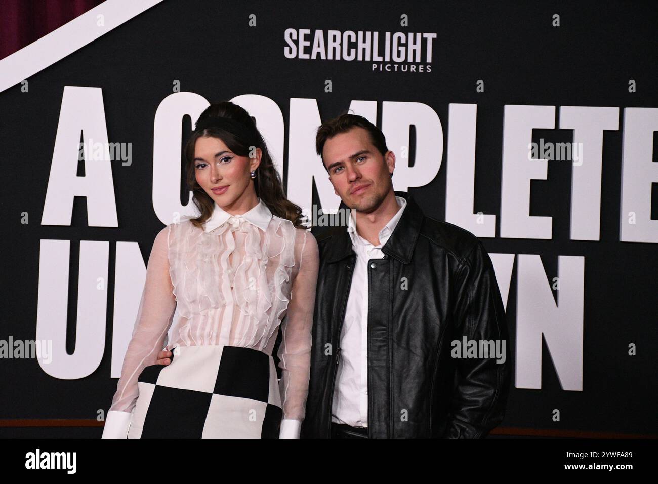 Hollywood, California, USA 10th December 2024 Madeleine White and Actor ...