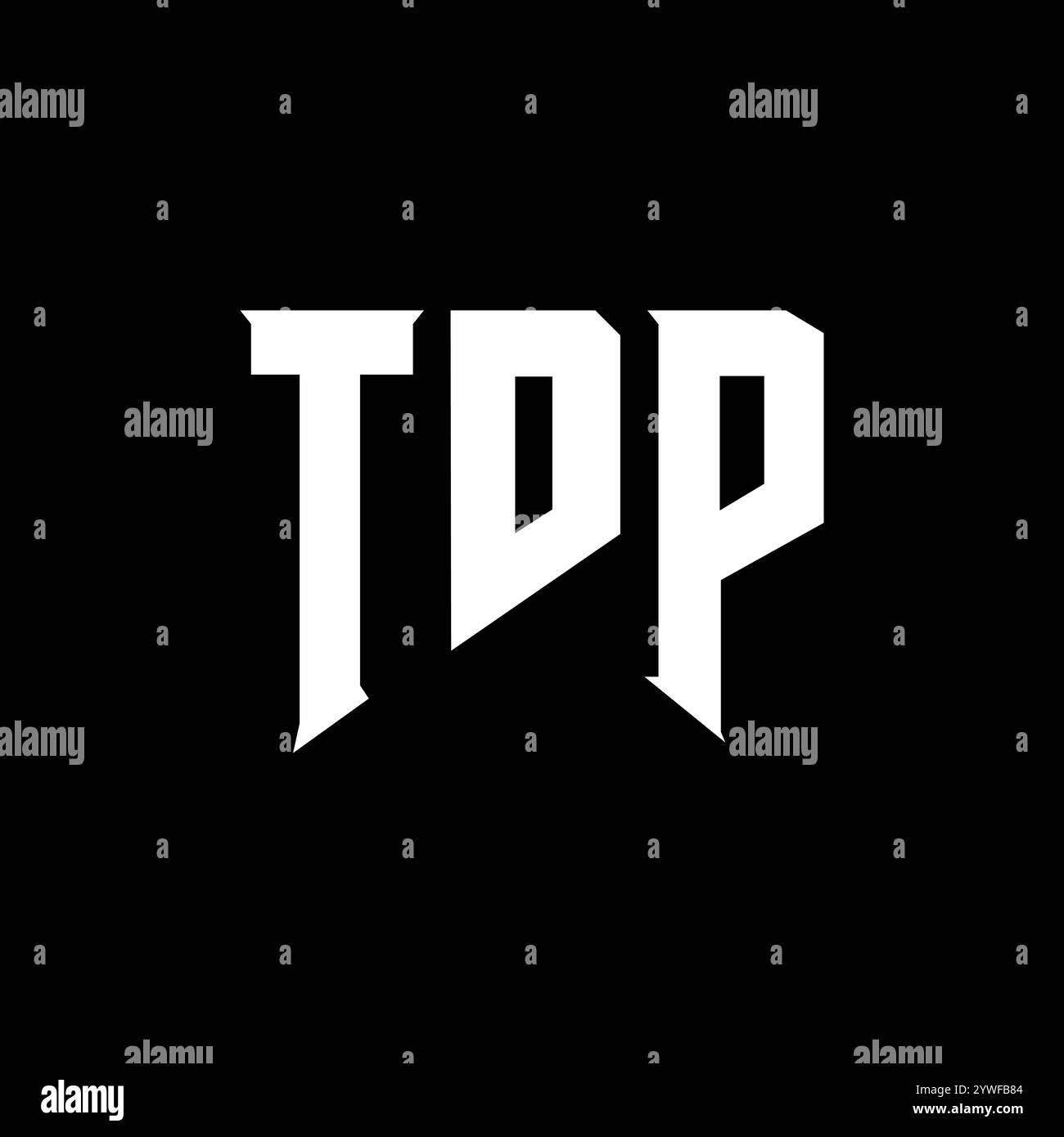 TDP letter logo design for technology company. TDP logo design black ...