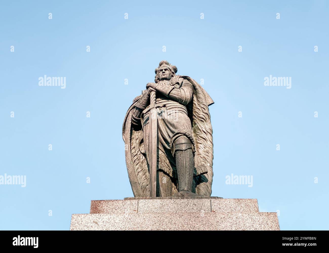 Kaunas, Lithuania - 15th november, 2024: statue of Grand Duke of ...