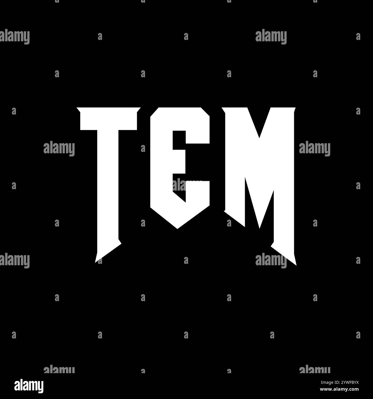 TEM letter logo design for technology company. TEM logo design black ...