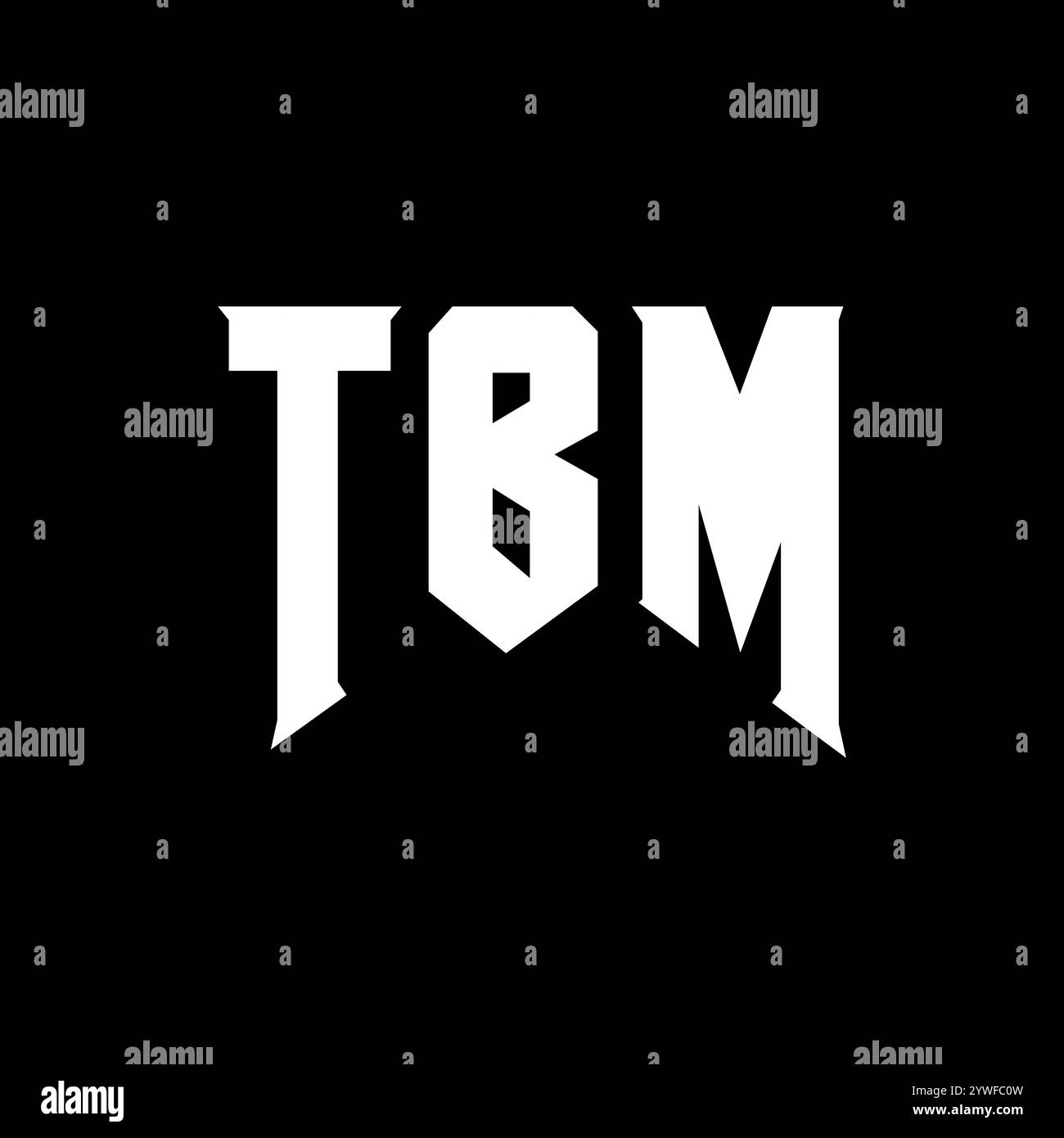 TBM letter logo design for technology company. TBM logo design black ...