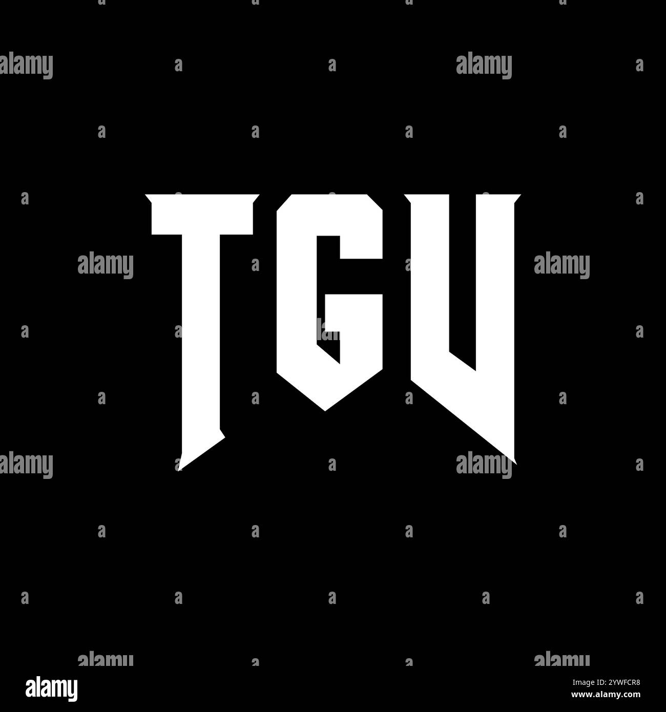 TGV letter logo design for technology company. TGV logo design black ...