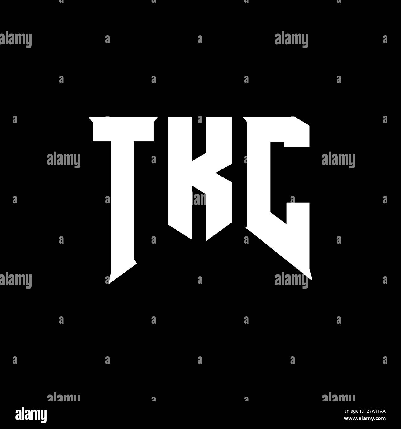 TKC letter logo design for technology company. TKC logo design black ...