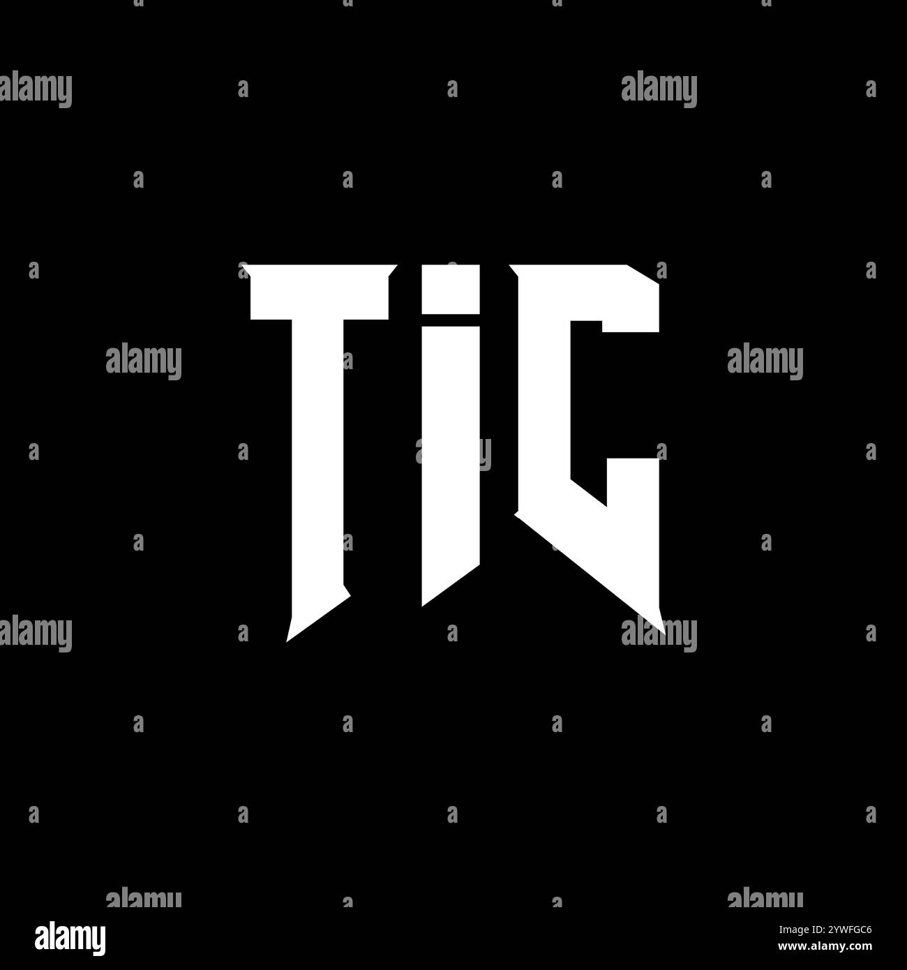 TIC letter logo design for technology company. TIC logo design black ...