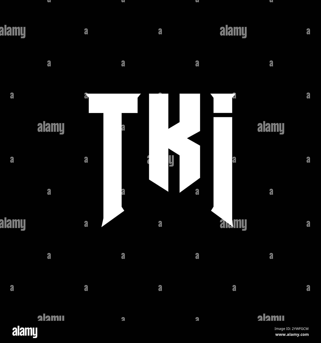 TKI letter logo design for technology company. TKI logo design black ...