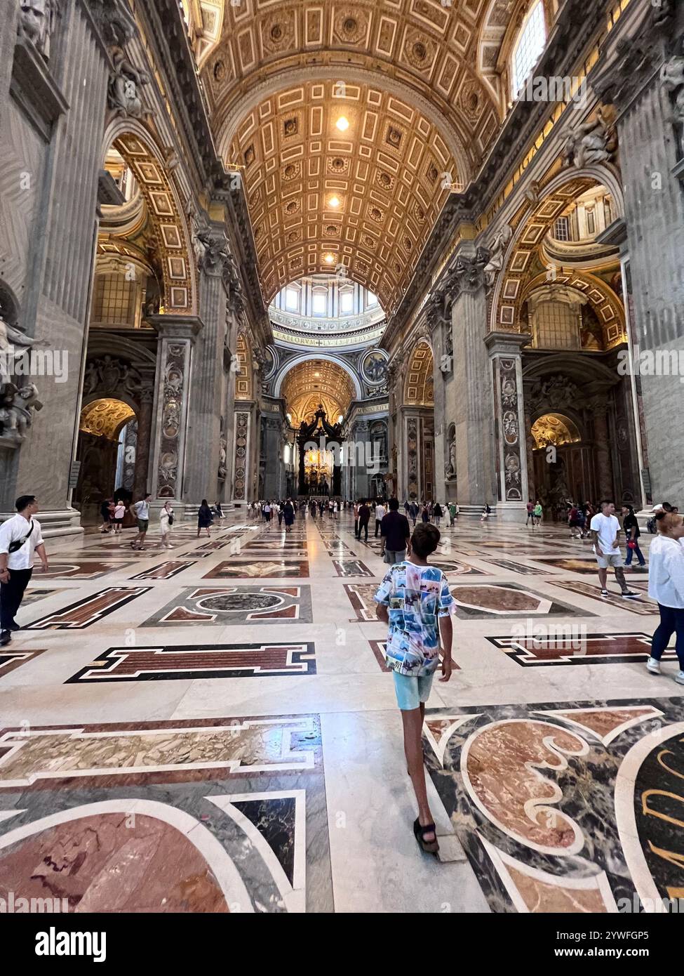 Vatican City, Vatican - July 20, 2022: The intricate architecture of a ...